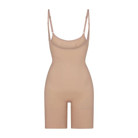 Butt Enhancing Open Bust Bodysuit Clay Skims