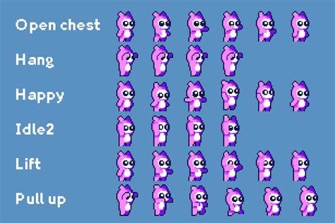 Pixel Art Tiny Hero Sprite Sheets Pack 2 By 2d Game Assets On Dribbble