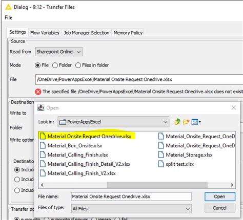 the files cannot be identified 5 1v knime analytics platform knime