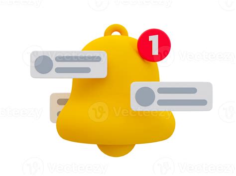 3d Minimal Notify Of Unread Messages Social Media Chat Message