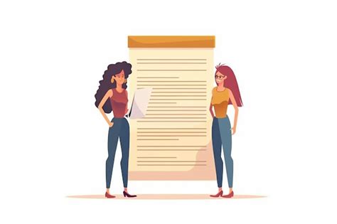 Two Women And Man Standing Together Premium AI Generated Vector