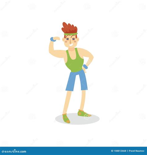 Muscular Arm Flexing Silhouette Vector Illustration