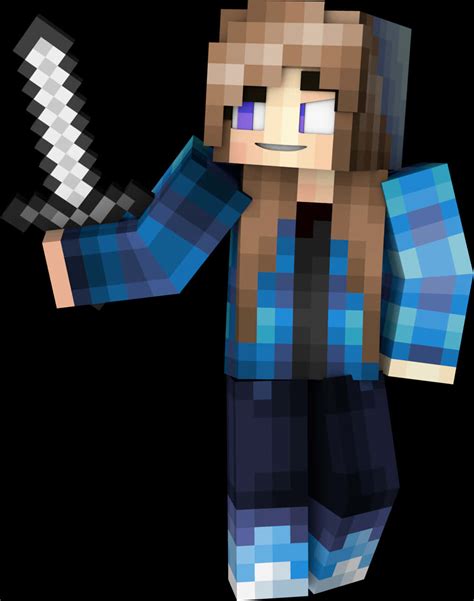 Download Minecraft Character With Sword