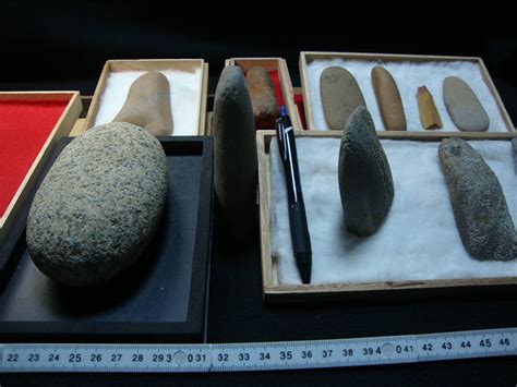 Yahoo オークション ⑧ 縄文旧石器美術館石製品磨製石斧 1