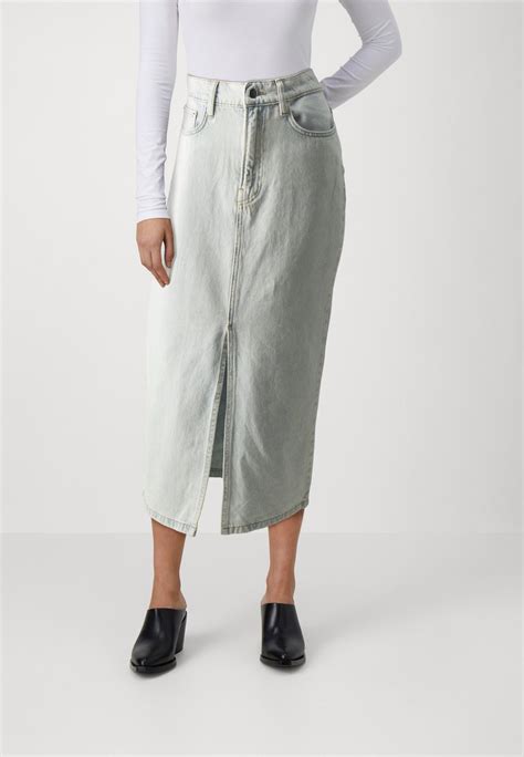 Day Birger Et Mikkelsen Niki Denim Skirt Bleached Whitelight Blue