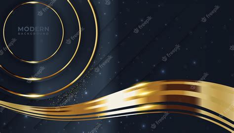 Premium Vector Luxury Black Background Modern Design