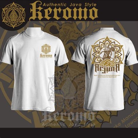KAOS KEJAWEN KAOS WAYANG ARJUNA KAOS JAWA KOAS INDONESIA Lazada Indonesia