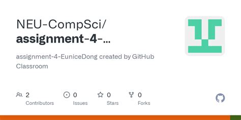 github neu compsci assignment 4 eunicedong assignment 4 eunicedong
