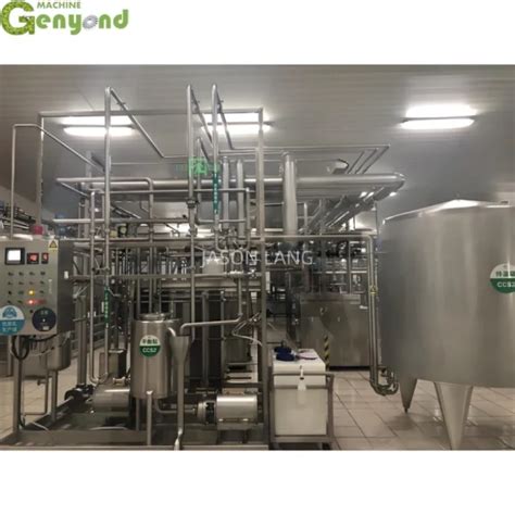 Uht Milk Pasteurization Yogurt Making Production Line Dairy Processing