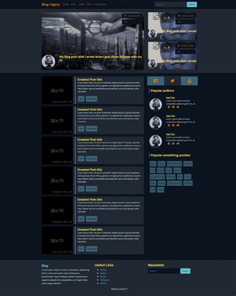 GitHub Bino Faata Bootstrap Blog Template Bootstrap Sample Template
