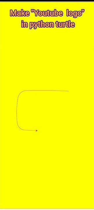 Make Youtube Logo With Python Turtle Shorts Python Pythonprogramming Turtle Youtube