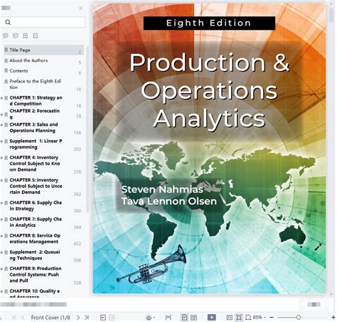 Ebook Pdfproduction And Operations Analytics 8th Edition By Steven