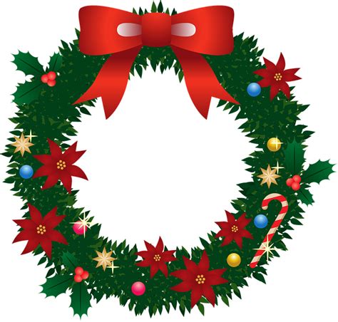 Weihnachtskranz Weihnachten Kostenlose Vektorgrafik Auf Pixabay