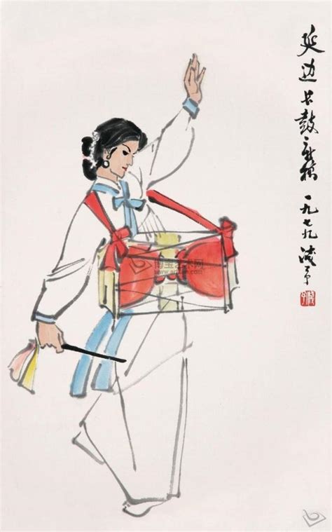 以舞蹈戲劇人物為主的國畫創作葉淺予畫作欣賞 每日頭條