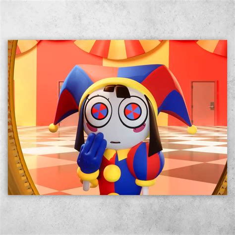 Плакат постер Cupkit Удивительный цифровой цирк The Amazing Digital