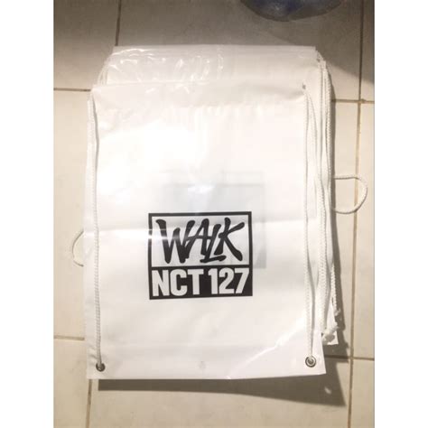 Jual [ready Stock] Vinyl String Bag Walk Nct 127 Md Plastic Plastik Tas