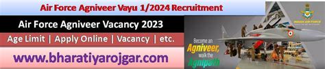 Air Force Agniveer Vayu 12024 Recruitment