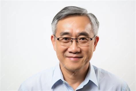 Premium Ai Image A Man With Glasses And A Blue Shirt