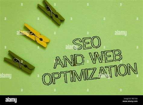 Word Writing Text Seo And Web Optimization Business Concept For Search
