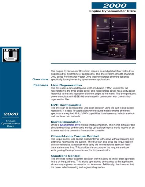 Ppt Engine Dynamometer Drive Ev Motor Dynamometer Testing Unico