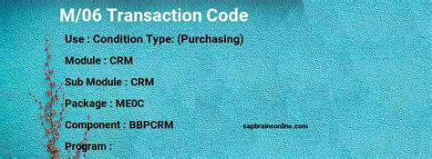 M Sap Tcode For Condition Type Purchasing