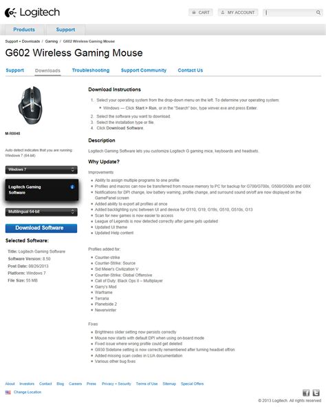 Logitech G602 Wireless Gaming Mouse Review
