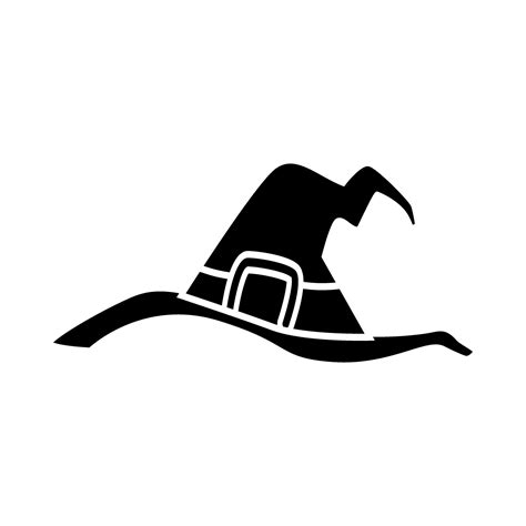 Witch Hat Icon Vector Halloween Illustration Sign Witch Symbol Or