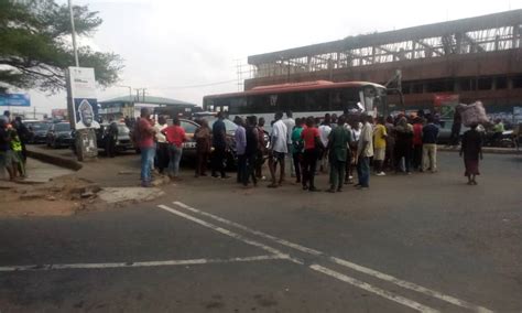 Another Protest Rocks Ibadan Over Scarcity Of Naira Notes Petrol
