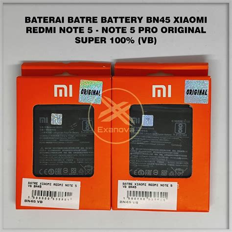 Jual Baterai Batre Battery Bn Xiaomi Redmi Note Note Pro Original Super Vb