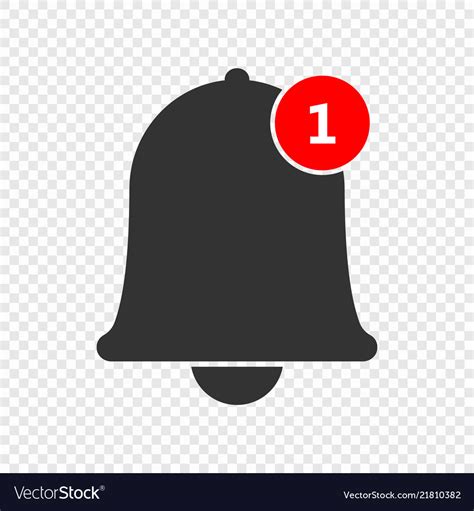 notification bell icon royalty free vector image