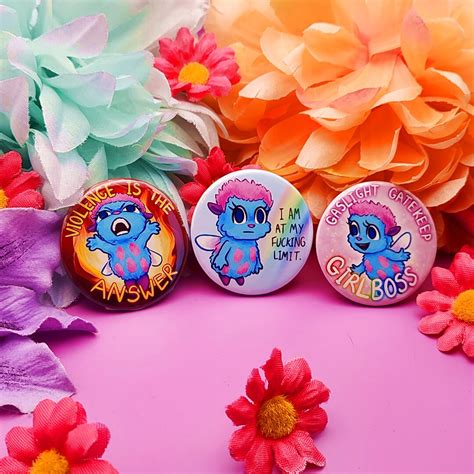 Bibble Meme Button Pin Badge Etsy