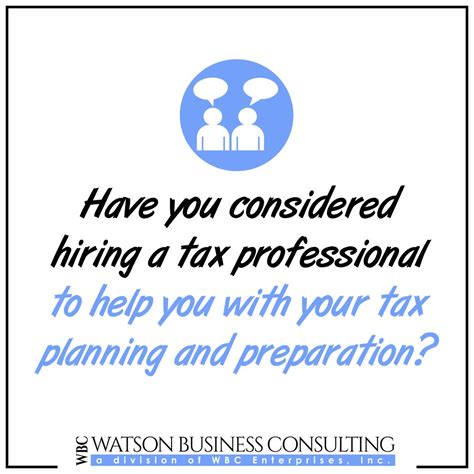 How Wbc Can Help You With Tax Planning Nishon Watson Posted On The Topic Linkedin