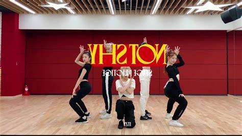 Mirrored Itzy 있지 Not Shy Dance Practice Youtube
