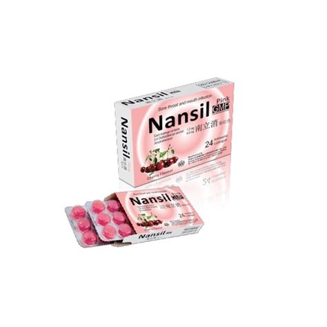 Nansil Tabs Pink Lozenge Chea Chamnan Box 2bl X12lozs បាយមេដ ខេមបូឌា Buymed Cambodia