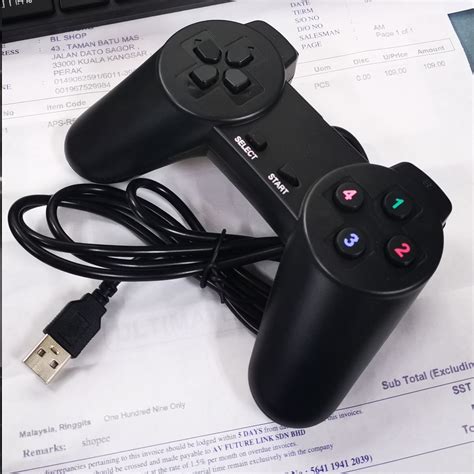 Usb Gaming Controller Wired Gamepad Joystick For Pc Laptop Computer
