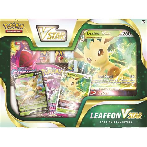Pokemon Vstar Special Collection Box Leafeon V Star And Glaceon V Star