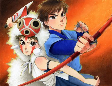 Mononoke Hime Princess Mononoke Image By Chihiro Howe Zerochan Anime Image Board