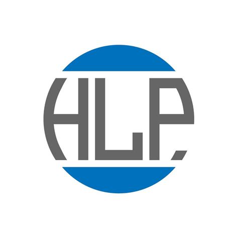 Hlp Letter Logo Design On White Background Hlp Creative Initials