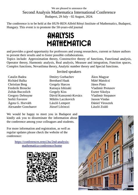 2nd Analysis Mathematica Conference