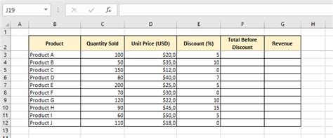 How To Calculate Total Revenue In Excel Formula Template