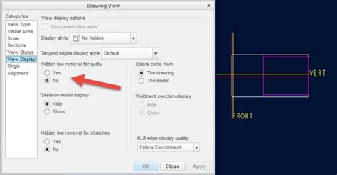 Creo Drawing Show Erase Threads PTC Community