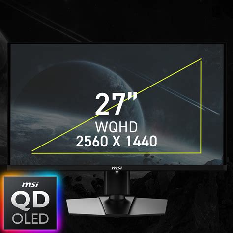 MSI 27 240 Hz QD OLED QHD Gaming Monitor 2560 X 1440 2K MAG 271QPX