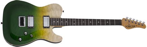 Schecter Diamond Series Pt Classic Caribbean Fade Burst 6 String