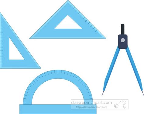 Mathematics Clipart Geometry Math Tools Clipart Classroom Clipart