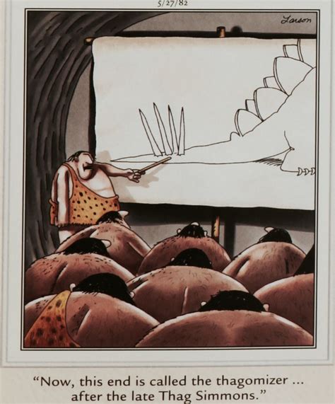 The Term Thagomizer Was Invented By Gary Larson In A Far Side Strip