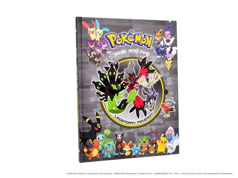 Pokémon Seek And Find Legendary Pokémon Book By Vizunknown