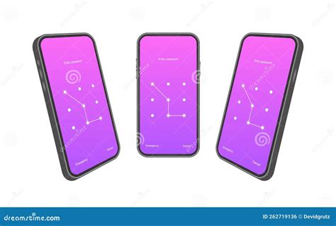 Screen Lock Authentication Password Smartphone Background Template