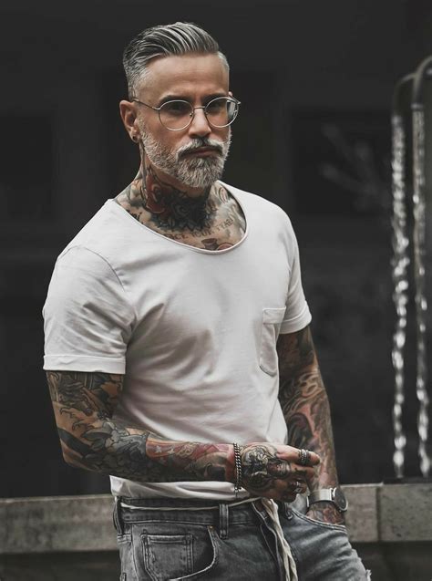 Old Man Fashion Older Mens Fashion Grey Hair Men Men Hair Color