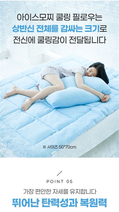 [안고 자는 아이스팩] 아이스모찌 쿨링 필로우 슬립슬러ㅣ삶의 질을 높이는 최고의 가성비 침구