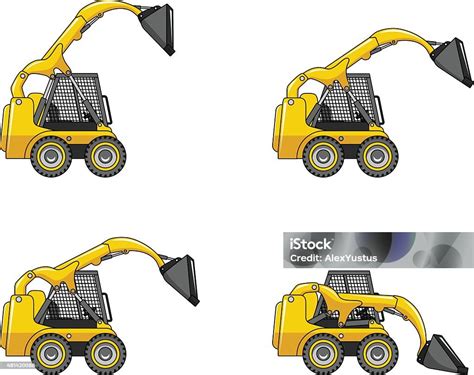 Cingolato Loaders La Costruzione Macchine Immagini Vettoriali Stock E Altre Immagini Di